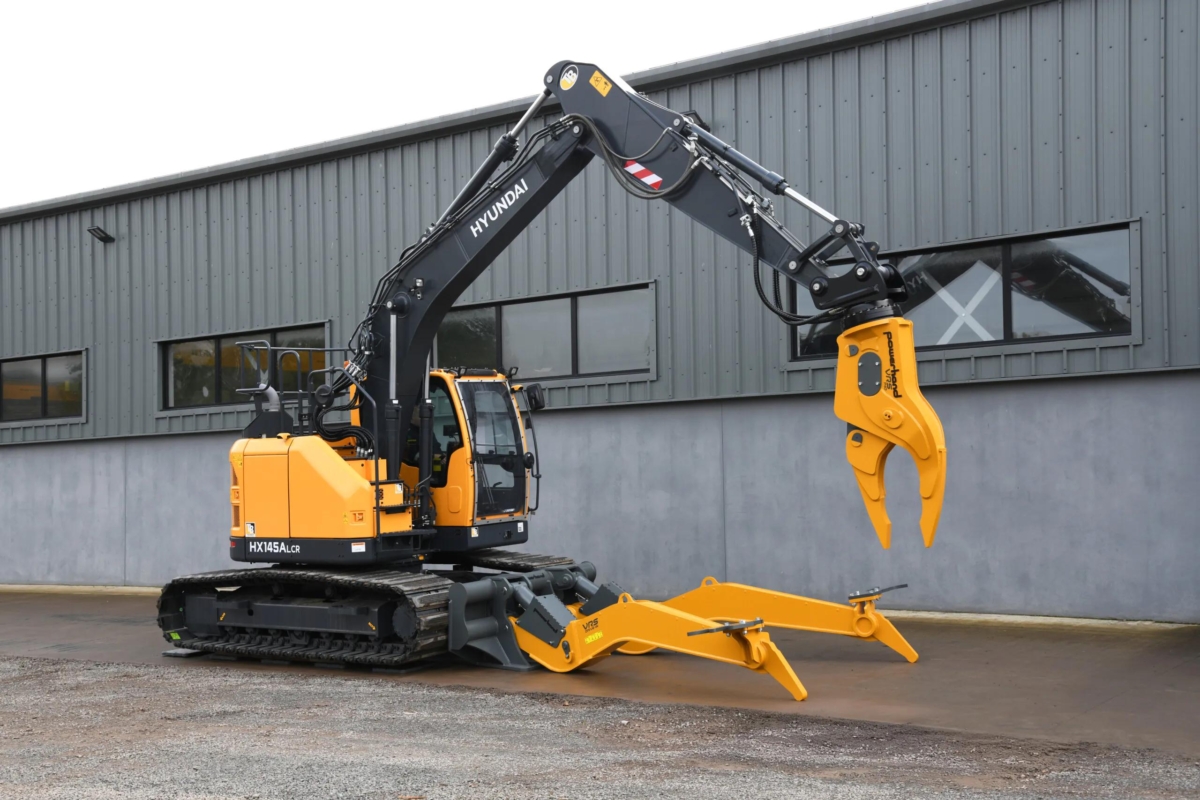Powerhand VRS – Vehicle dismantling with an excavator | ECHLE