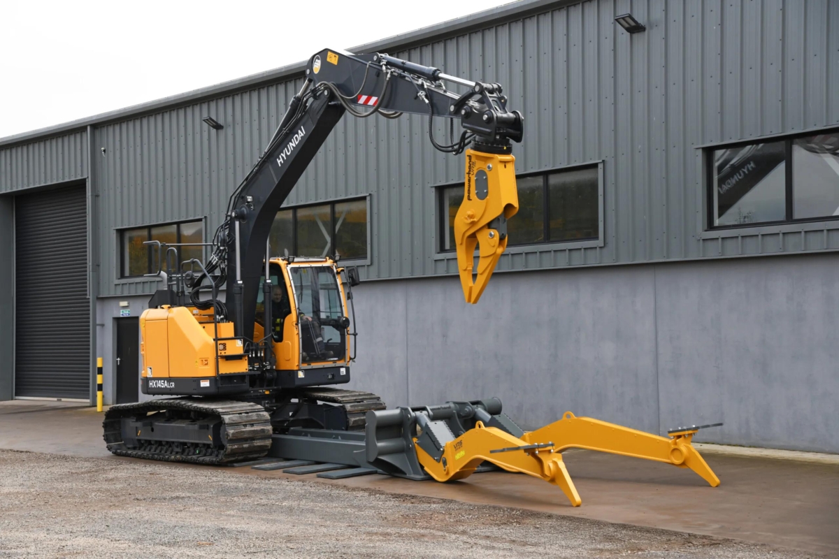 Powerhand VRS – Vehicle dismantling with an excavator | ECHLE